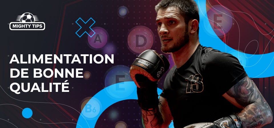 Régime sportif pour hommes approuvé par le boxeur professionnel ...